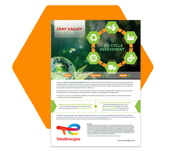 Life Cycle Assessment Flyer - Cray Valley